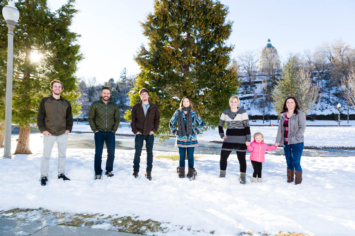 Tolbert Family Portraits in the Middle of Winter | dav.d photography